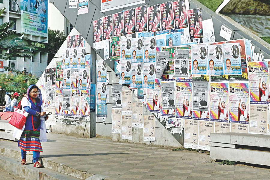 Poster pollution in Dhaka: How the city's aesthetics are ruined | The ...