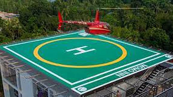Government okays helicopter landing on rooftop helipad | The Financial ...