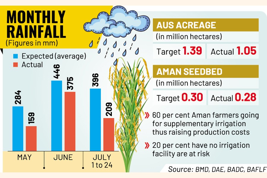 Drought blights rain-fed rice farming | The Financial Express