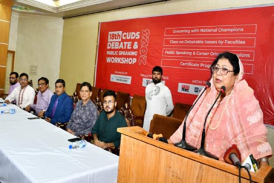 CUDS arranged workshop on debate and public speaking | The Financial ...