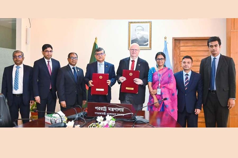UNOPS signs host country agreement with Bangladesh | The Financial Express