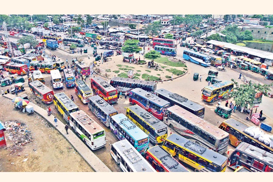 Chattogram north bus terminal work set to end in Dec | The Financial ...