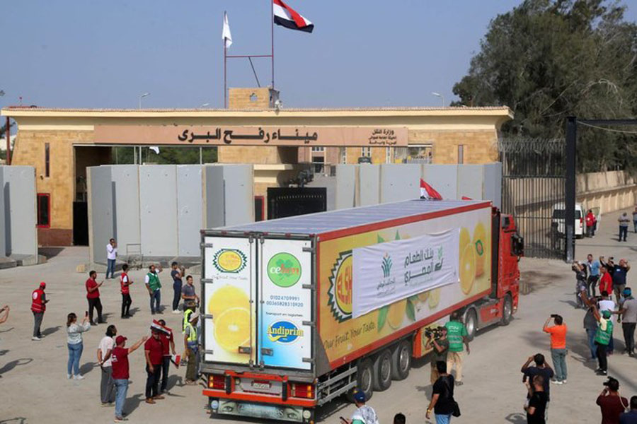 Second aid convoy enters Gaza through Rafa crossing | The Financial Express