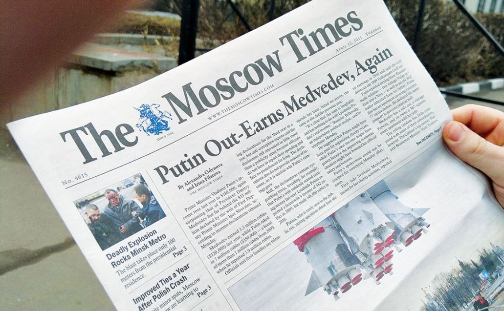 Russia designates The Moscow Times newspaper a 'foreign agent' | The ...
