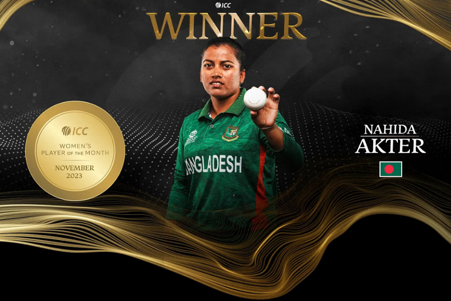 Nahida Akter wins ICC 'Player of the Month' as the first Bangladeshi woman cricketer | The ...