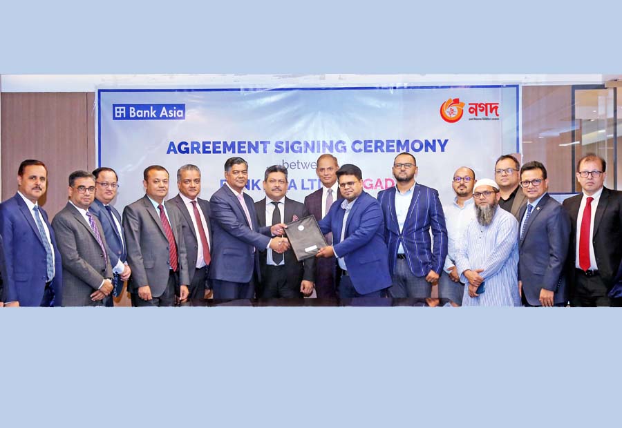 Bank Asia signs remittance disbursement agreement with Nagad | The ...