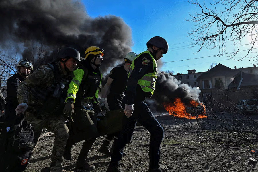 UN records sharp rise in civilian deaths, injuries in Ukraine in March ...