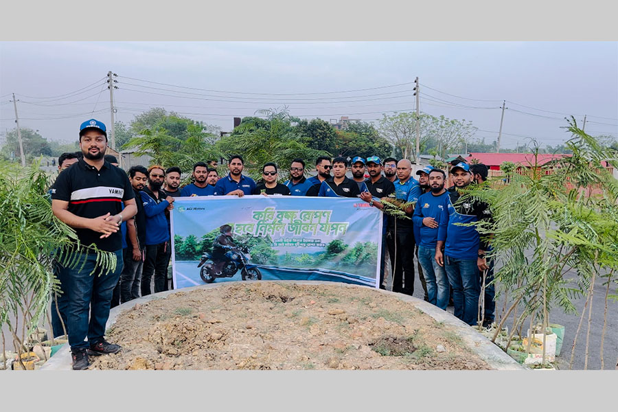 Yamaha Riders Club's tree planting campaign in view of ongoing adverse ...