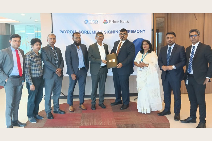 Prime Bank signs payroll banking agreement with OPUS Technology Ltd ...