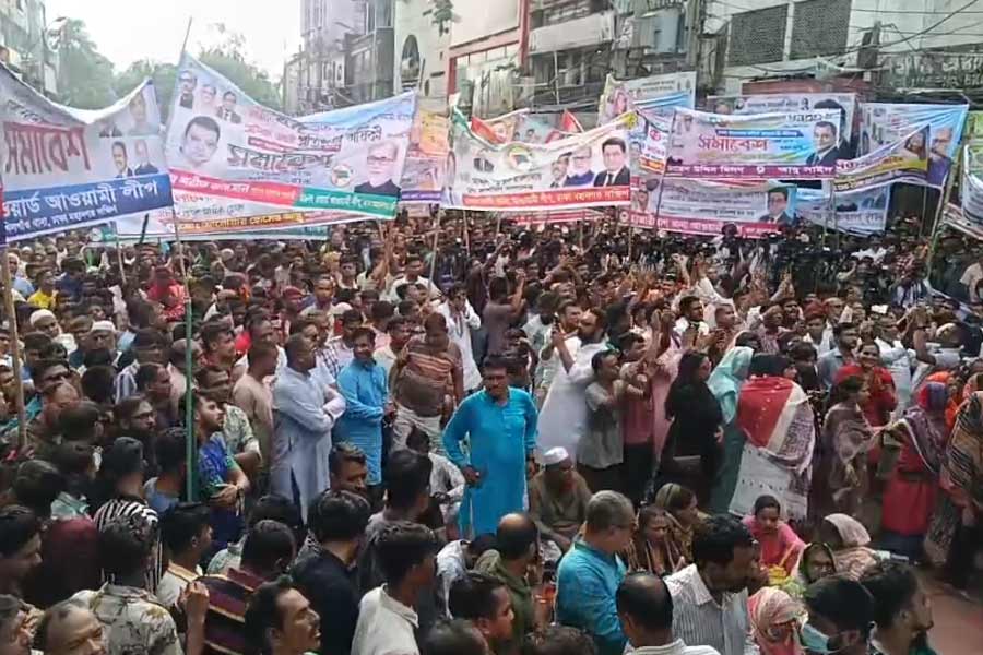 Awami League rally on Bangabandhu Avenue starts | The Financial Express