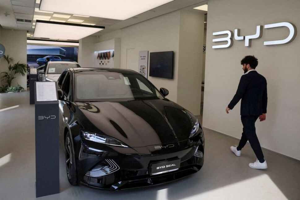 China's BYD posts 21pc jump in quarterly EV sales, closes gap with ...