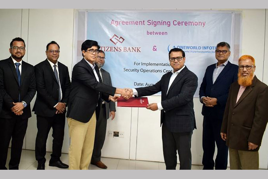 Citizens Bank signs agreement with OneWorld InfoTech for implementation ...