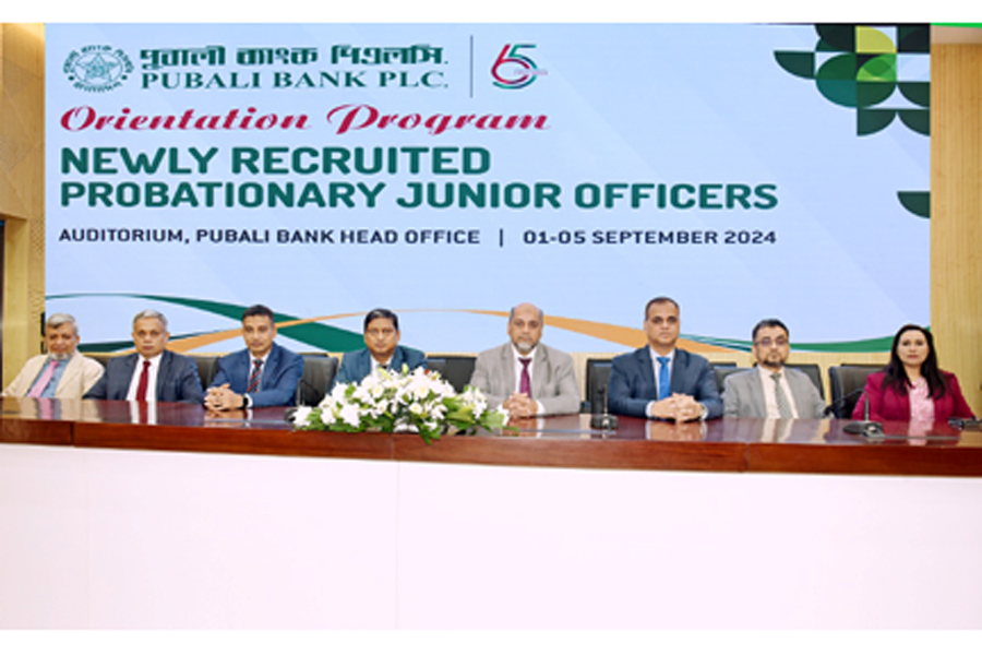 Pubali Bank holds “Orientation Program” for newly recruited junior ...