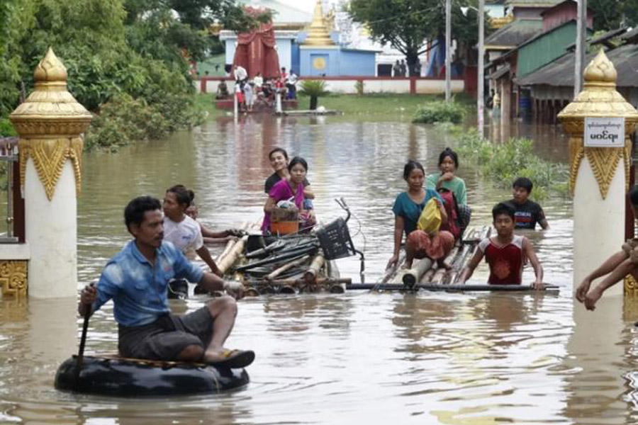 Floods kill 74 in Myanmar | The Financial Express