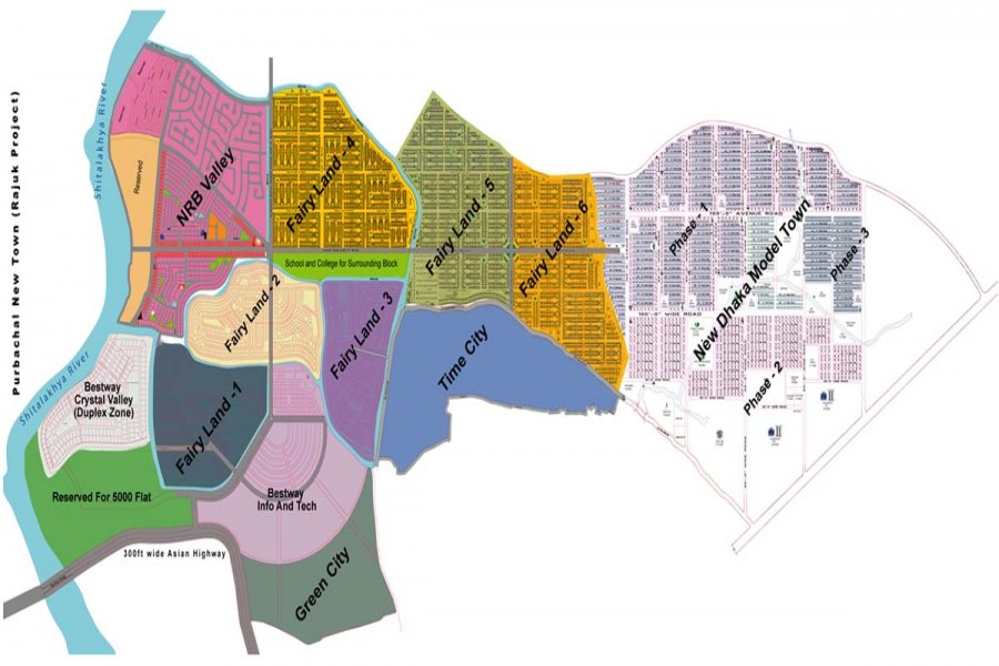 '70pc land dev works of Purbachal new city complete' | The Financial ...