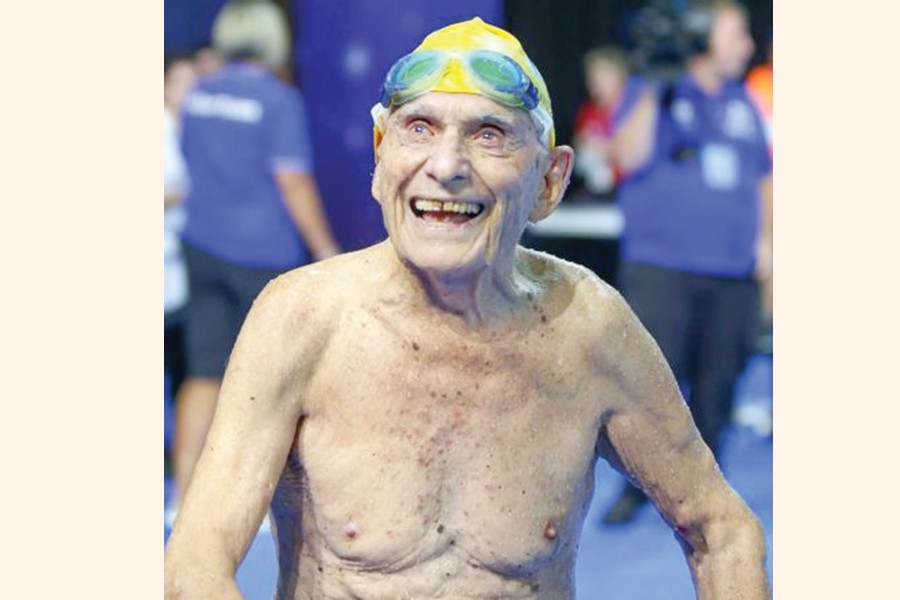 99-year-old swimmer smashes world record | The Financial Express