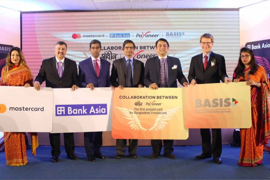 Bank Asia, Mastercard collaborate with Payoneer for Shadhin Card | The ...