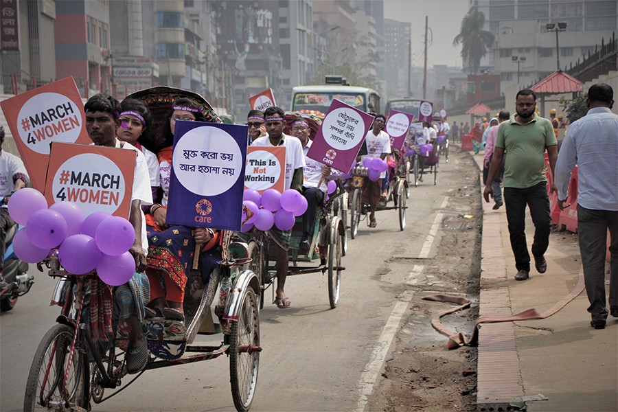 CARE Bangladesh organises rickshaw rally to mark Women’s Day | The ...
