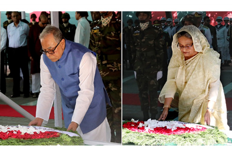 President, PM pay homage to Bangabandhu on his 100th birthday | The Financial Express