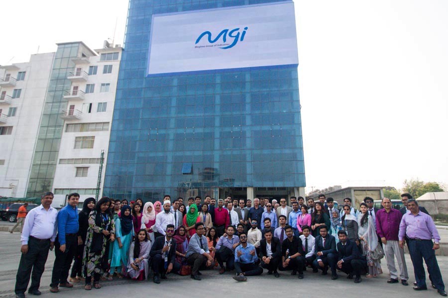 BUBT students visit Meghna Group of Industries in city | The Financial ...