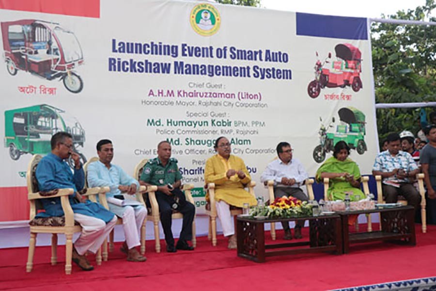 RCC launches smart auto-rickshaw management system | The Financial Express