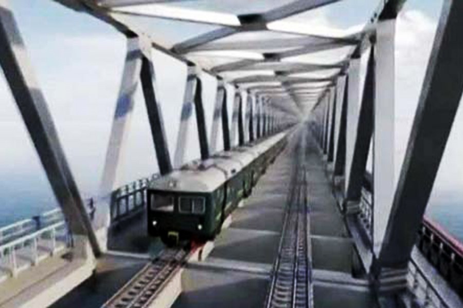 34pc work of Bangabandhu Railway Bridge completed | The Financial Express