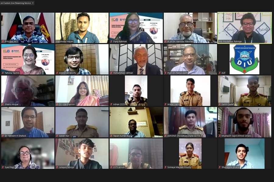 DIU unveils English Olympiad Bangladesh 2022 | The Financial Express